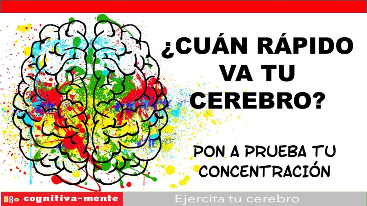 ACTIVA TU CEREBRO AL 100 por ciento con este test de VELOCIDAD MENTAL