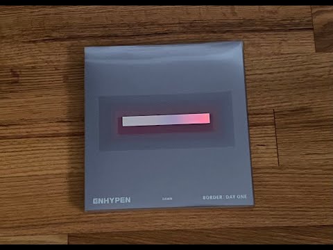 Mtl Kpop Fan Account | Enhypen's Debut Album ~ Border: Day One (Dawn Version) Unboxing Preview