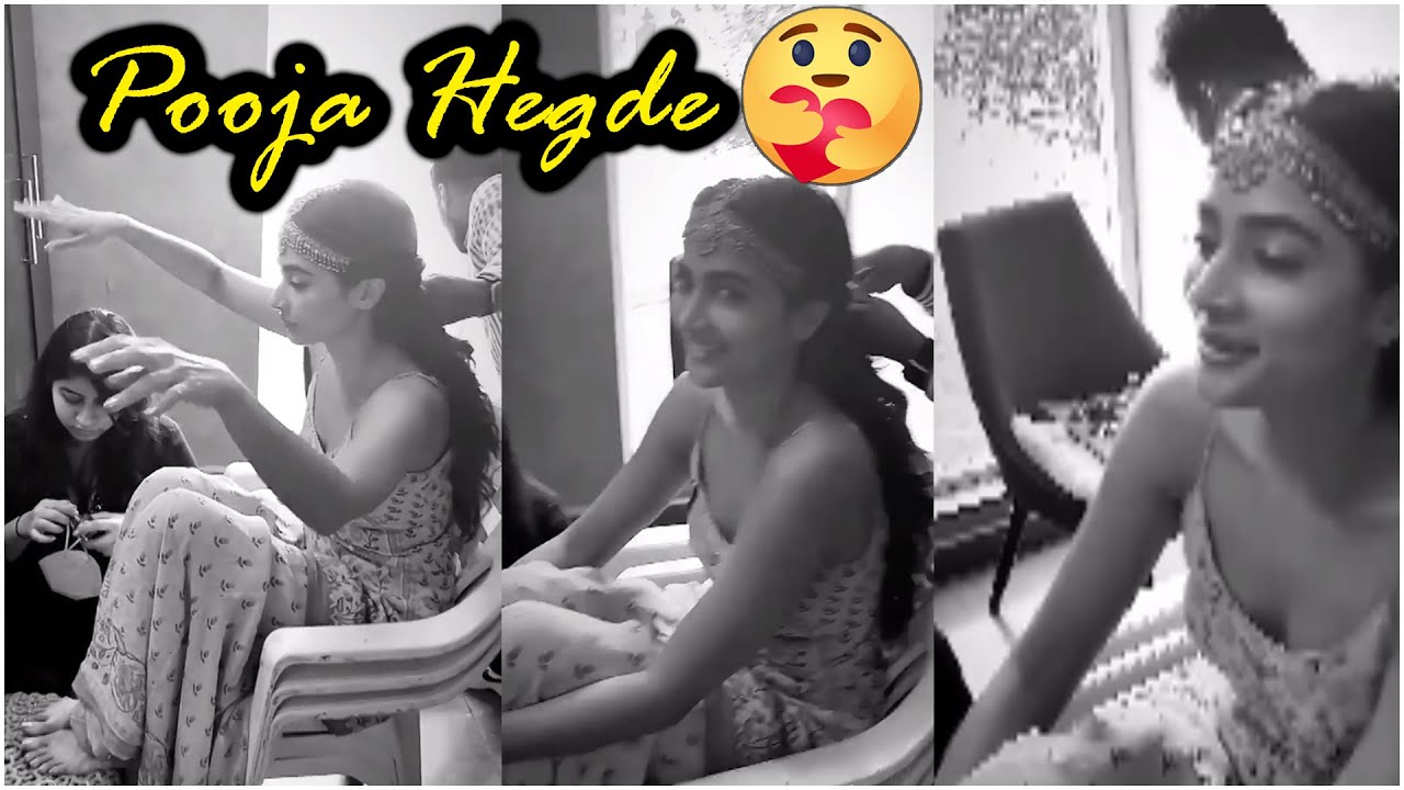 Pooja Hegde Getting Ready For A Shot  | #PoojaHegde |TFPC