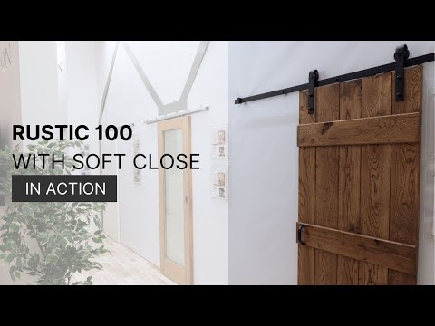 Rustic 100 Sliding Barn Door Hardware by P C Henderson