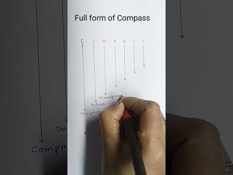 Full form of Compass# reels# shorts# ytshorts# education# learning# simple English with pranay#