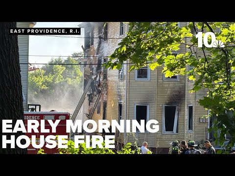 Large house fire in East Providence