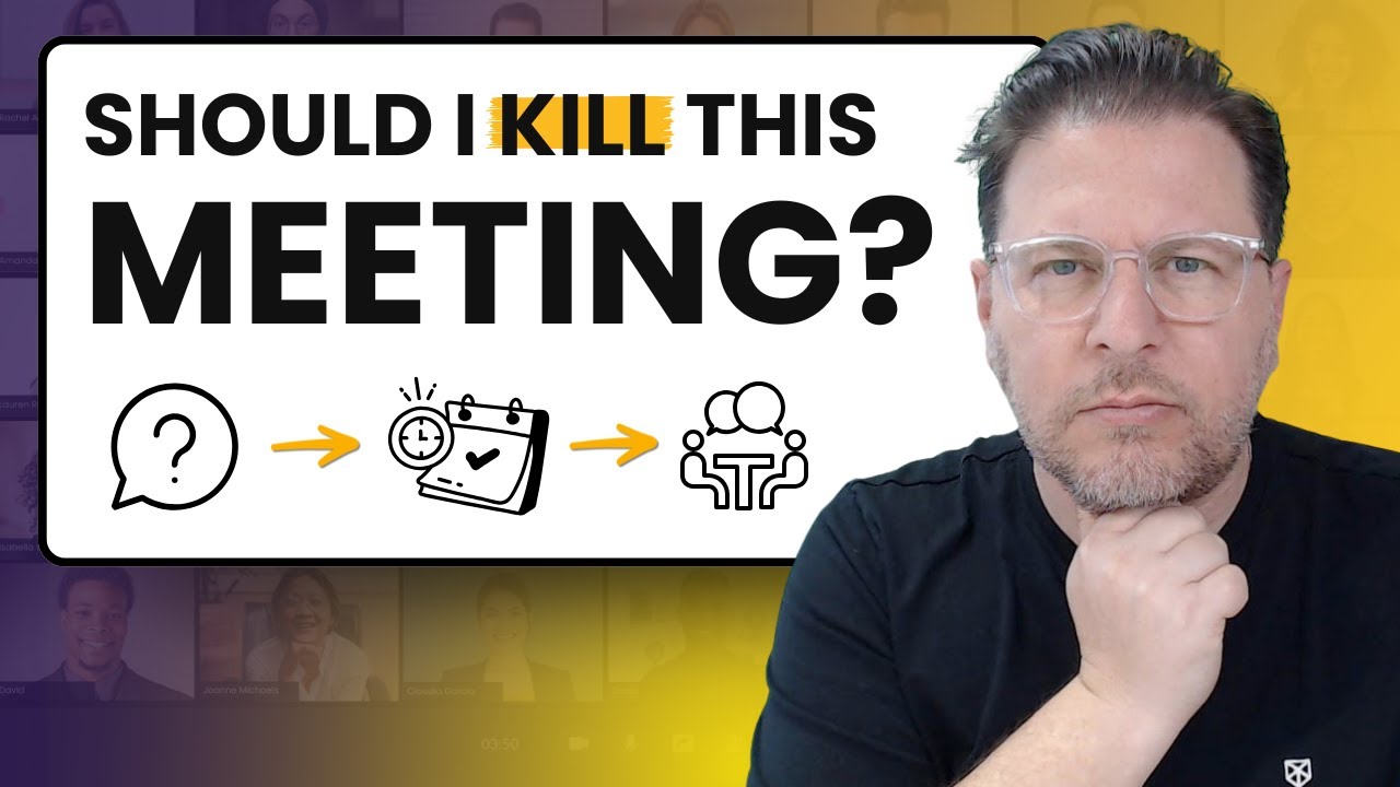 How to Make Recurring Meetings Productive: The Kill or Improve Method