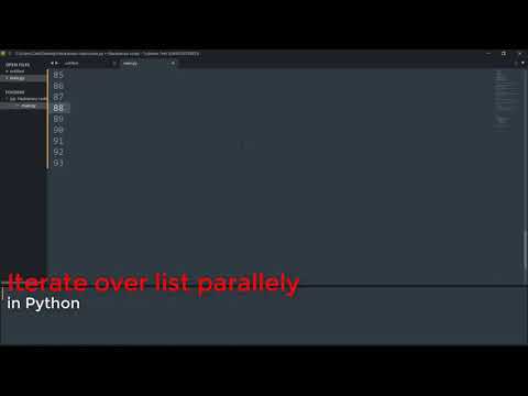 How to iterate through two lists in parallel?