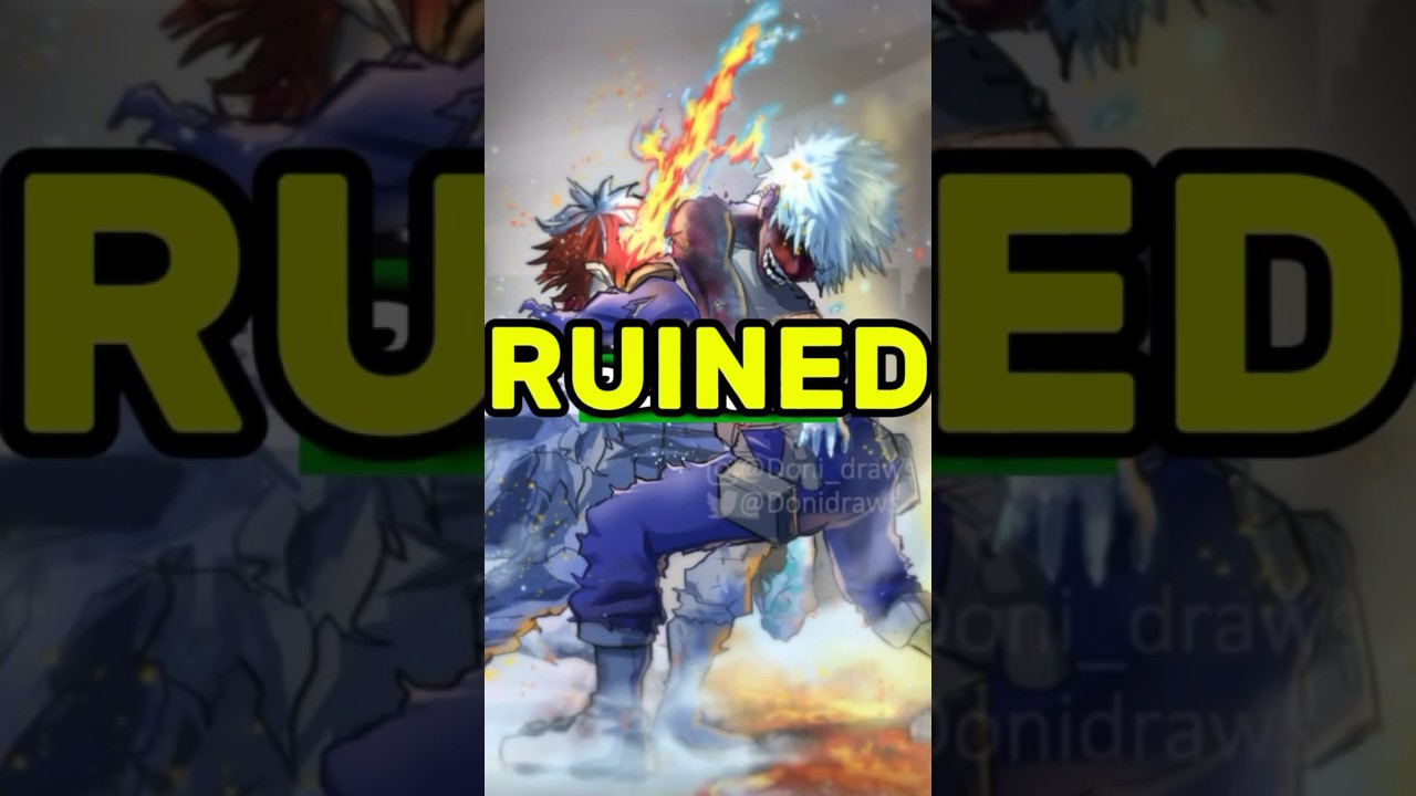 Animators RUINED Dabi Vs Shoto😬😓 #anime #myheroacademia