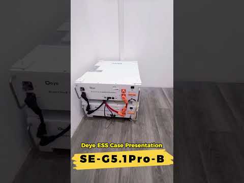 Deye ESS Case Presentation SE-G5.1Pro-B#deyebattery #lifepo4battery
