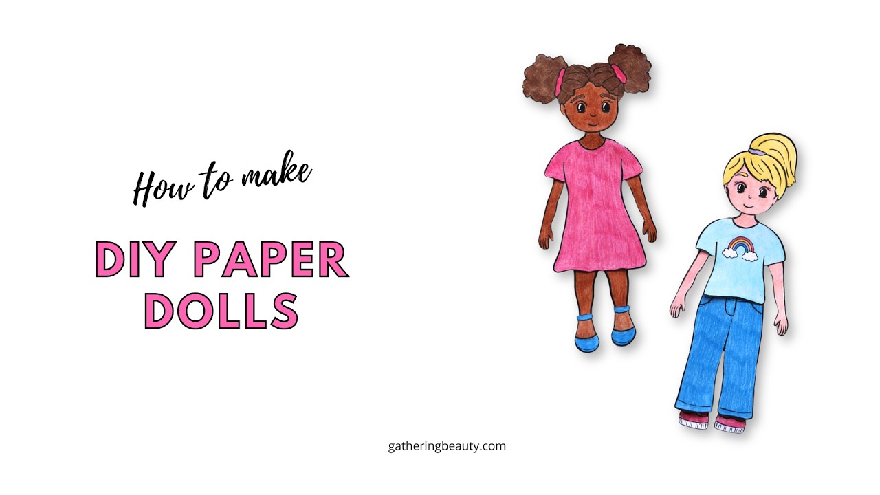 FREE Printable Paper Dolls – Colour, Cut & Play!