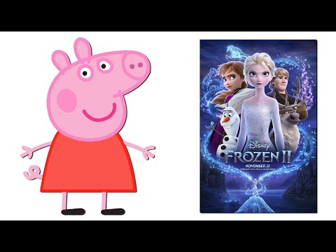 PEPPA PIG Characters And Their Favorite DISNEY/PIXAR MOVIES