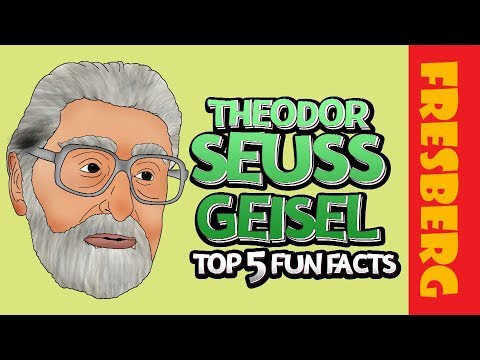 5 Fun Facts about Theodor Seuss Geisel aka Dr Seuss | Educational Biography Cartoon for Students