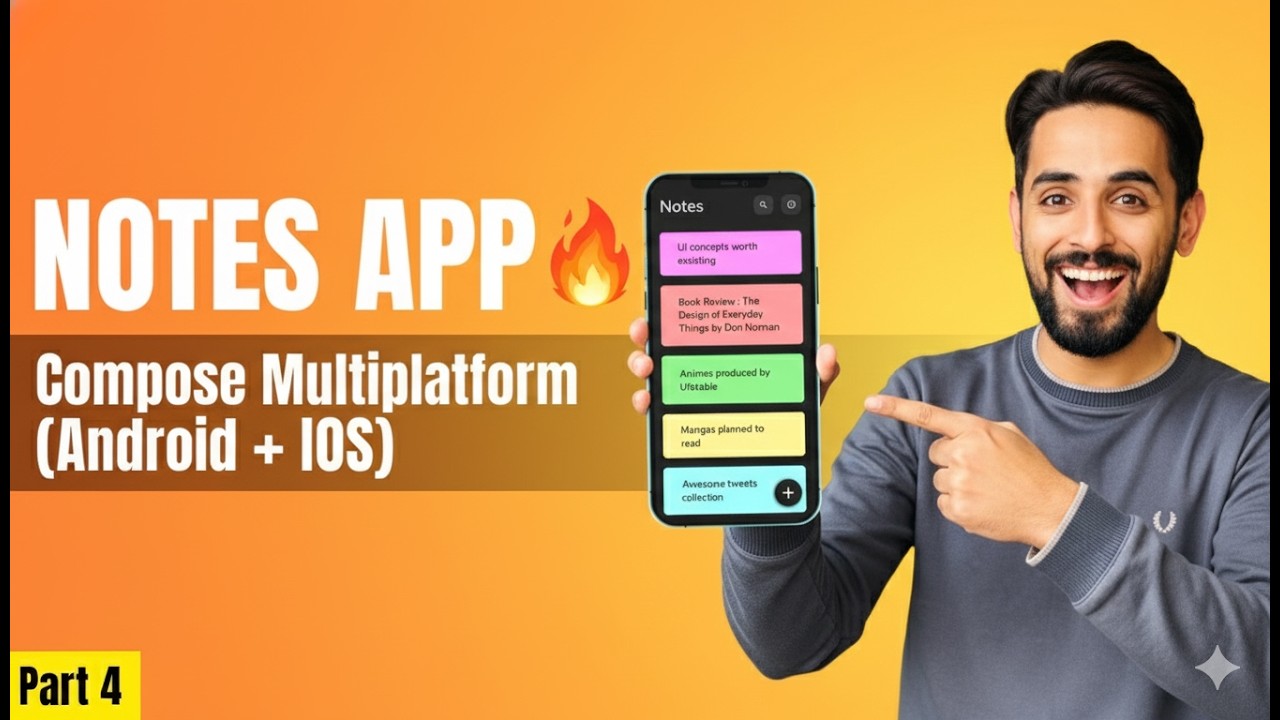 Part 4: Build a Notes App with Compose Multiplatform (Android + iOS) | Full Tutorial