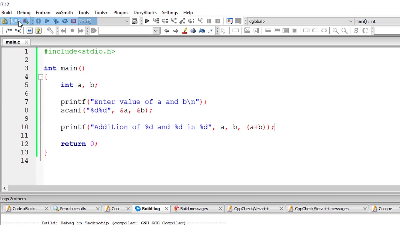 Addition of Two Numbers: C Programming