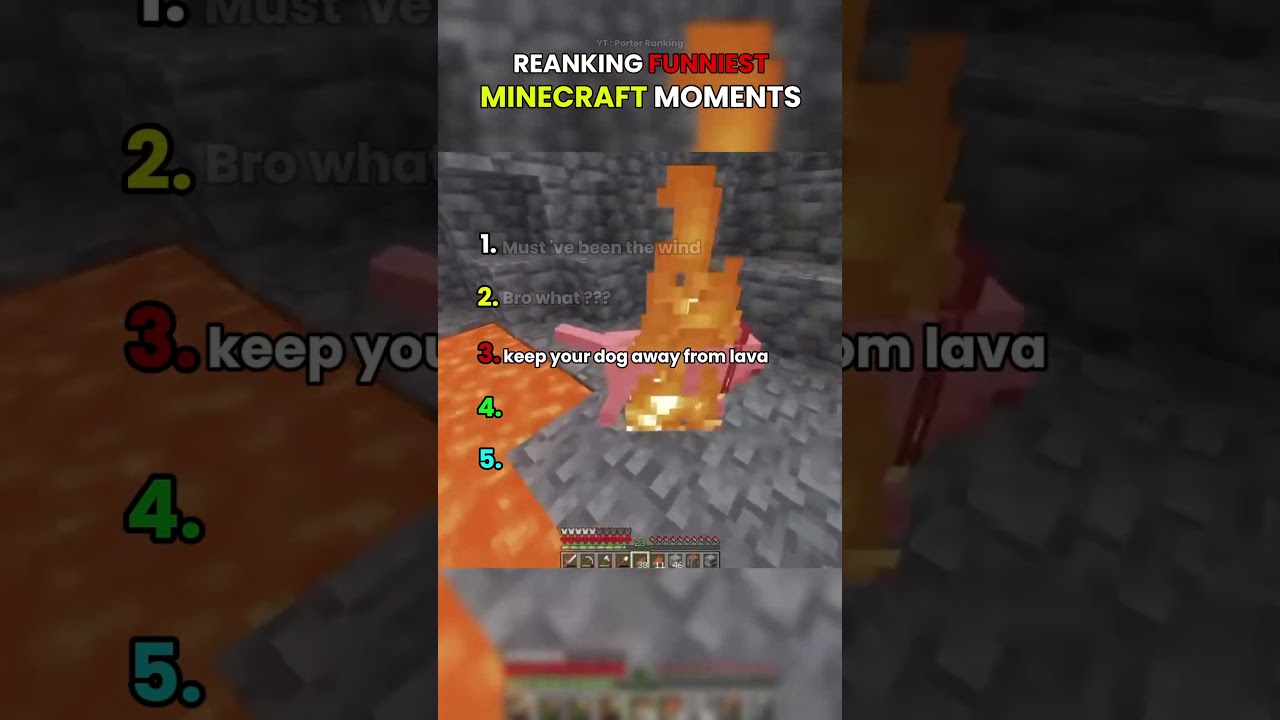 Ranking FUNNIEST Minecraft Moments 😭 #minecraft #shorts