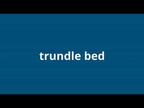 what is the meaning of trundle bed