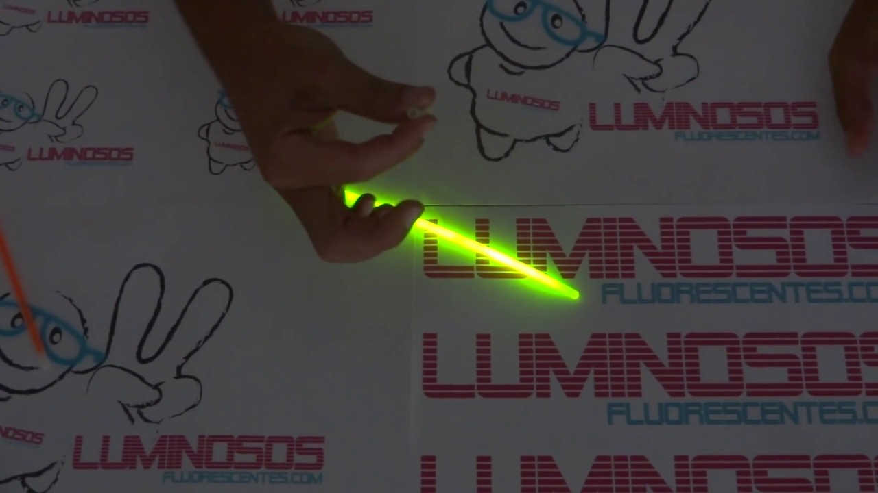 Cómo funcionan las pulseras luminosas o pulseras fluorescentes