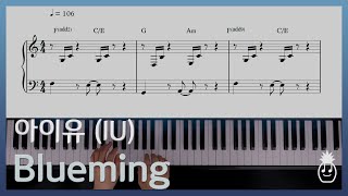 IU - Blueming (Original Key) by Pineapplechord Hoja