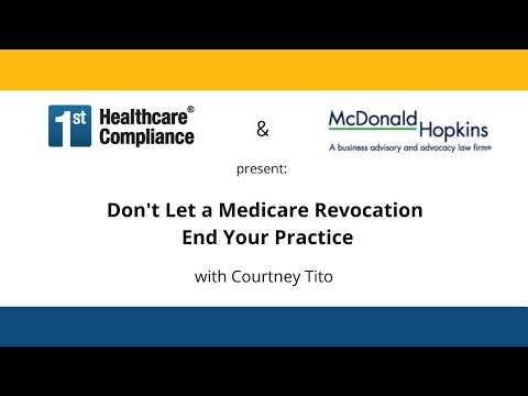 Don't Let A Medicare Revocation End Your Practice