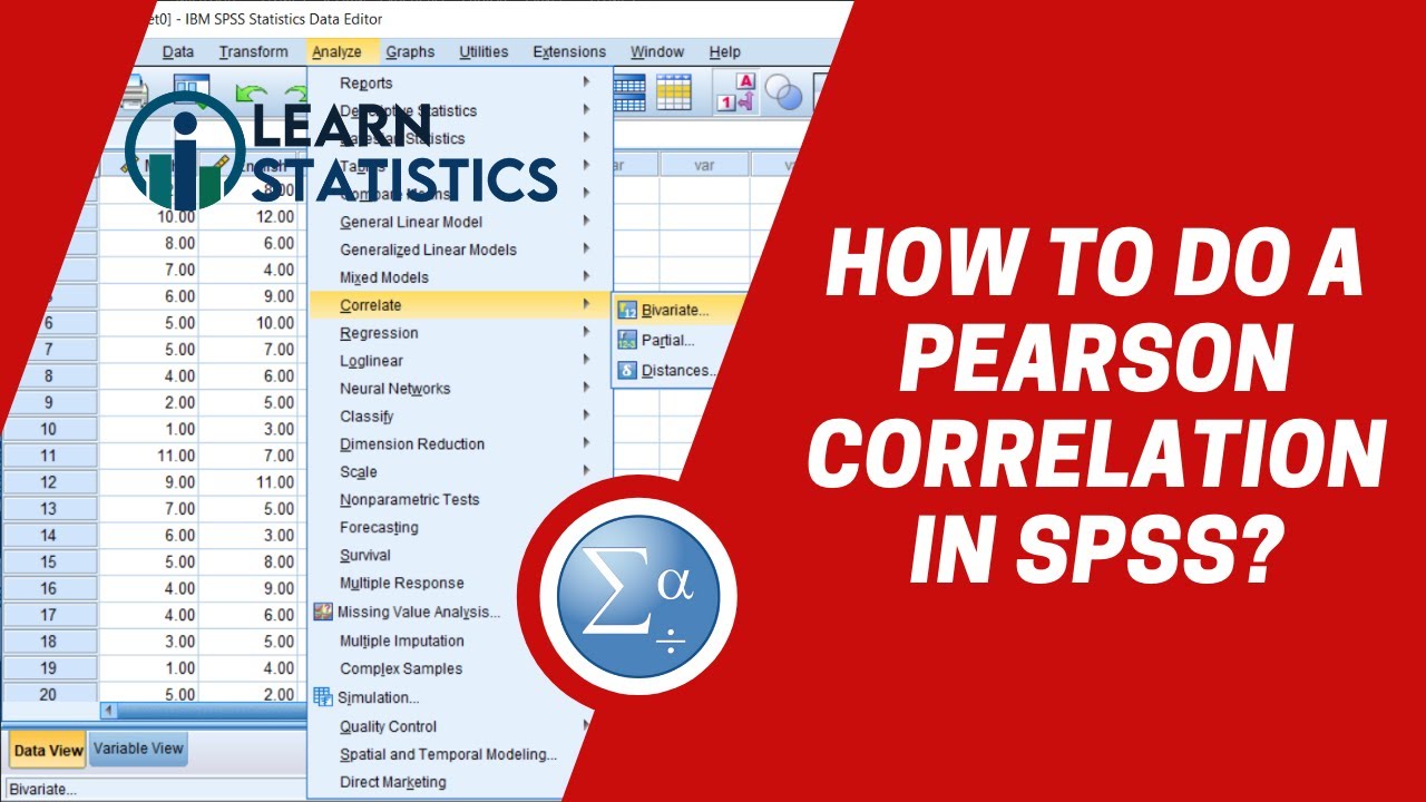 How to do a Pearson Correlation in SPSS? | iLearn Statistics