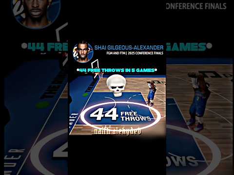 SGA with 44 Free throws made Attempt ๐ค๐ณ