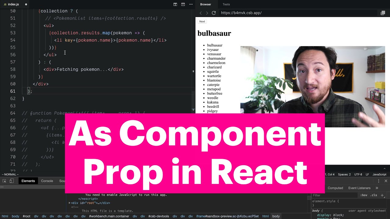 As Component Prop in React