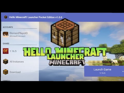 Hello Minecraft launcher for Android || Minecraft java Edition Android||