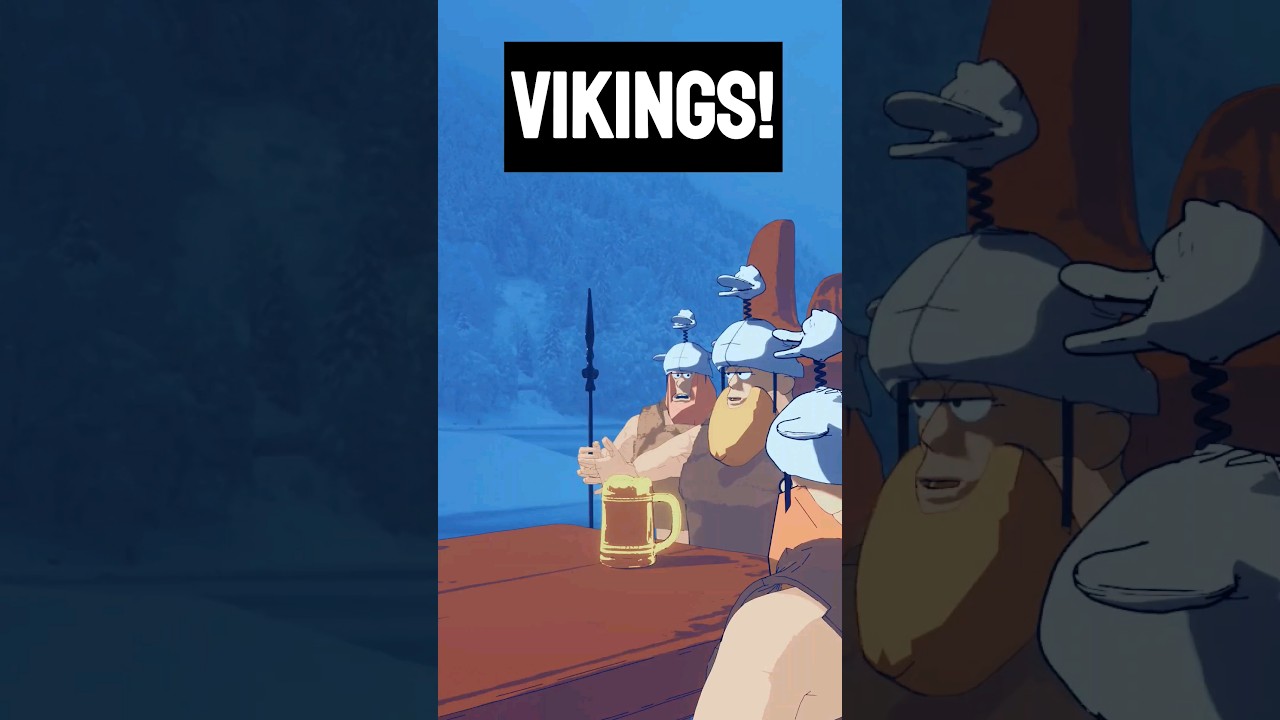 Vikings: New Helmet Design #shorts #animation #meme