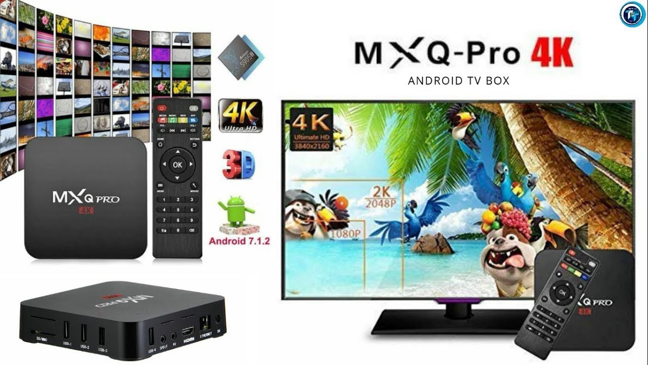 MXQ Pro 4K Android TV Box Unboxing And Full Review