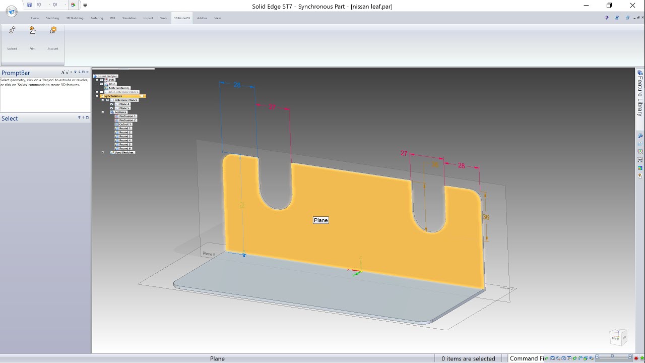 Siemens SolidEdge + 3DPrinterOS Plugin