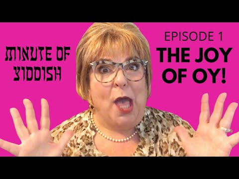 THE JOY OF OY! – MINUTE OF YIDDISH EPISODE 1 – COOKIE KIBBITZNIK – JEWISH HUMOR –THE REAL MRS MAISEL