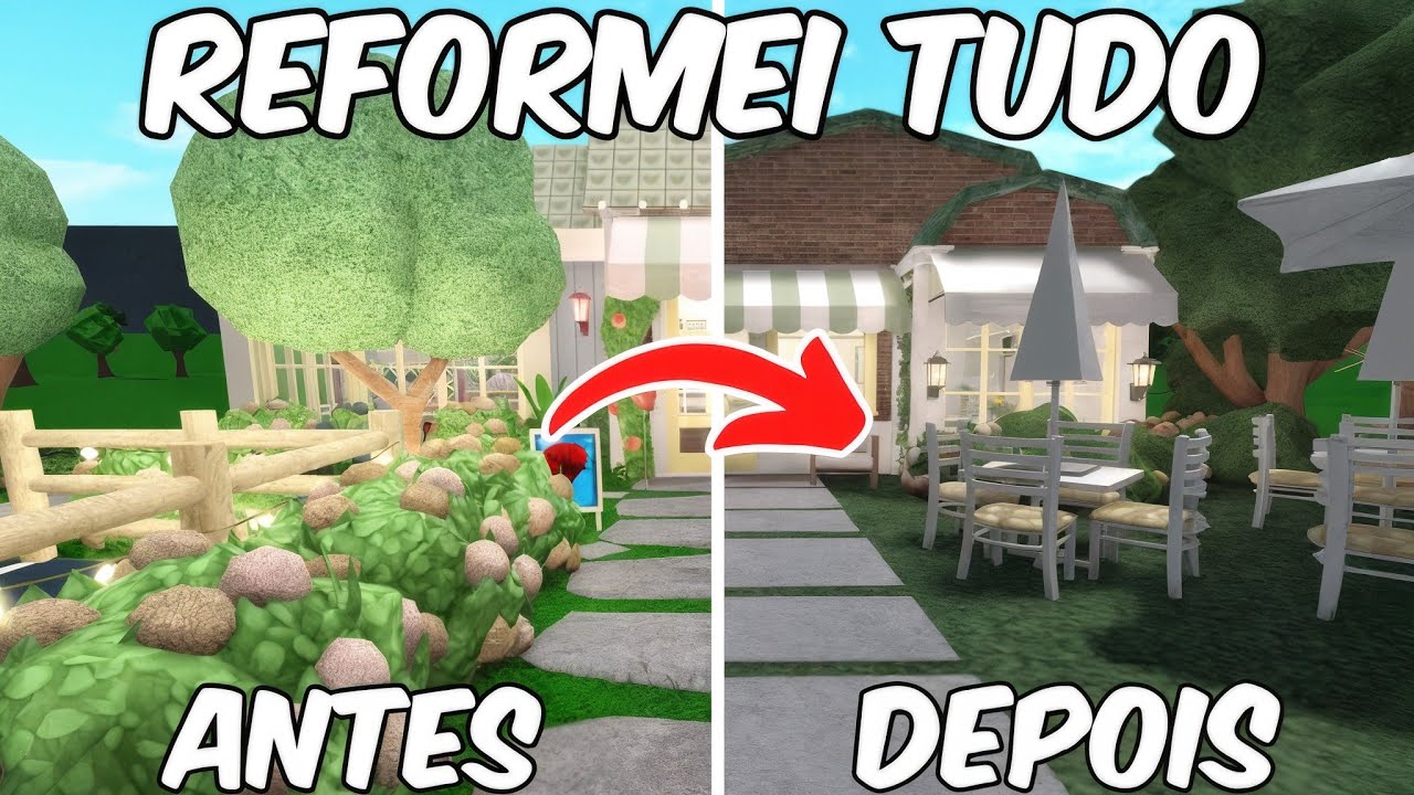 REFORMEI A NOVA CASA PRÉ-CONSTRUIDA DO BLOXBURG! - ROBLOX