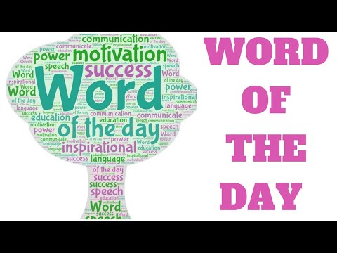 Word of the day in Hindi | Word of the day with meaning in Hindi | Sentence of the day