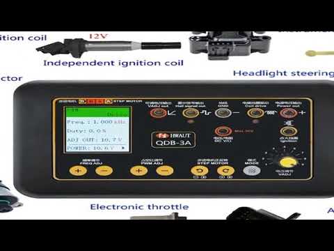 QDB3A Auto Ignition Coil Tester Car IAC Idle Stepper Motor Solenoid Valve Injector Actuator Fault De