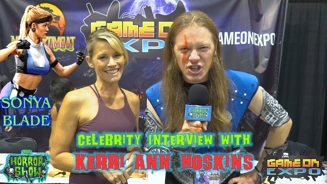 Celebrity Interview with KERRI ANN HOSKINS aka Sonya Blade from Mortal Kombat 3 - Game On Expo 2017
