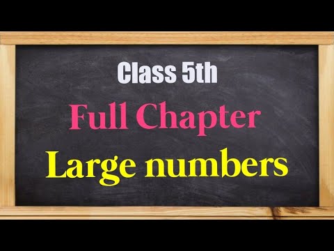 Class 5 Chapter 1 Large Numbers |#worksheet @EasywaybyAfroz