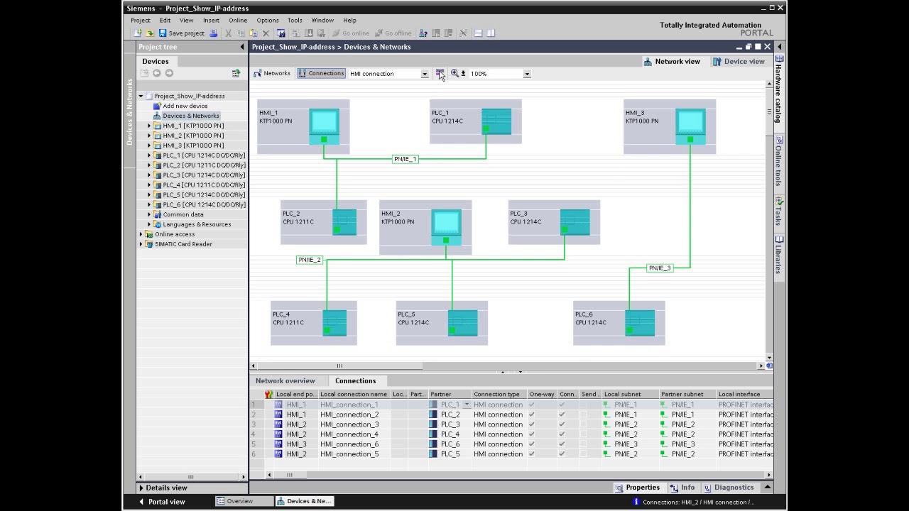 TIA Portal Quickstart #2 The network view
