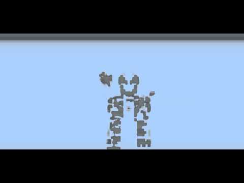 Controllable Battle Robot in Minecraft - Mega Gargantua [No Mods/ No Command Blocks]