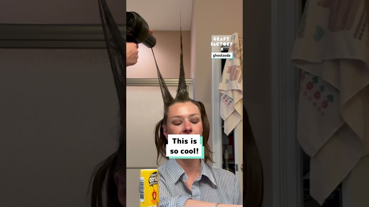 Punk hair tutorial 😮‍💨 #punk #hairtutorial