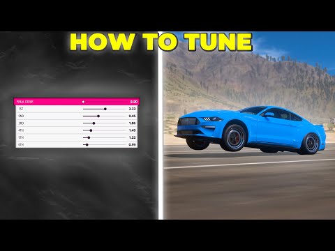 How To Tune Drag Cars In Forza Horizon 5!
