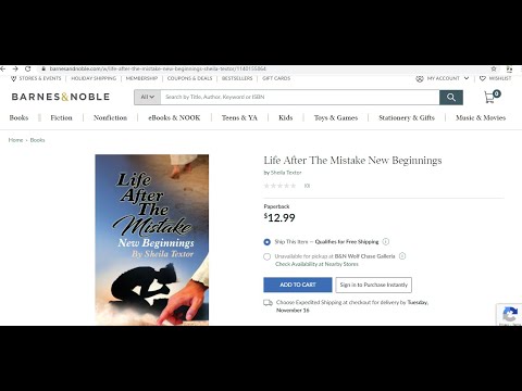 The Memoir that is on Barnes and Noble. Sheila Textor reads from her Bee Devotional