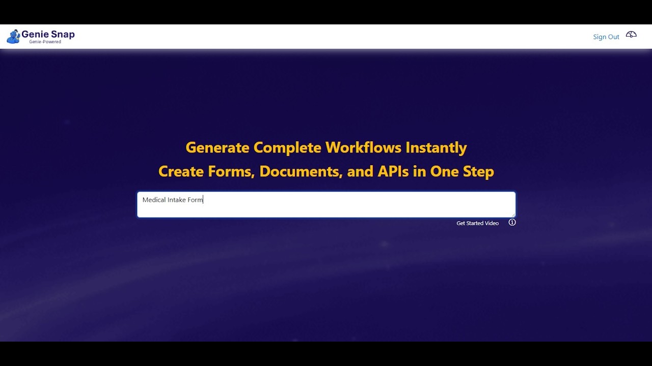 Genie Snap Getting Started