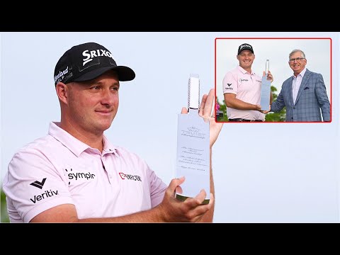 Sepp Straka Reacts to the Most Confusing Golf Trophy Ever at Truist Championship!