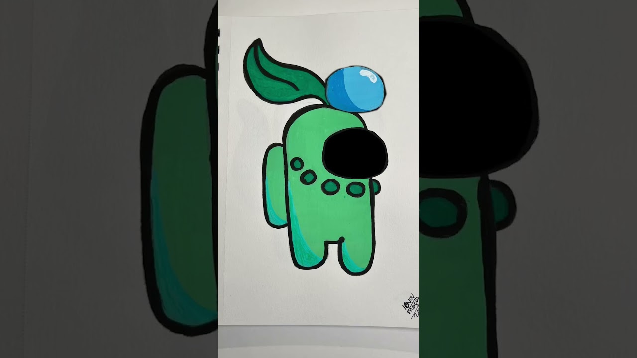 Among Us Posca Markers, If You Can’t Do It You’re Sus #shorts