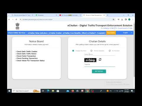 How To Pay Online Challan 2024// Online Challan Bharna Seekhen 2024