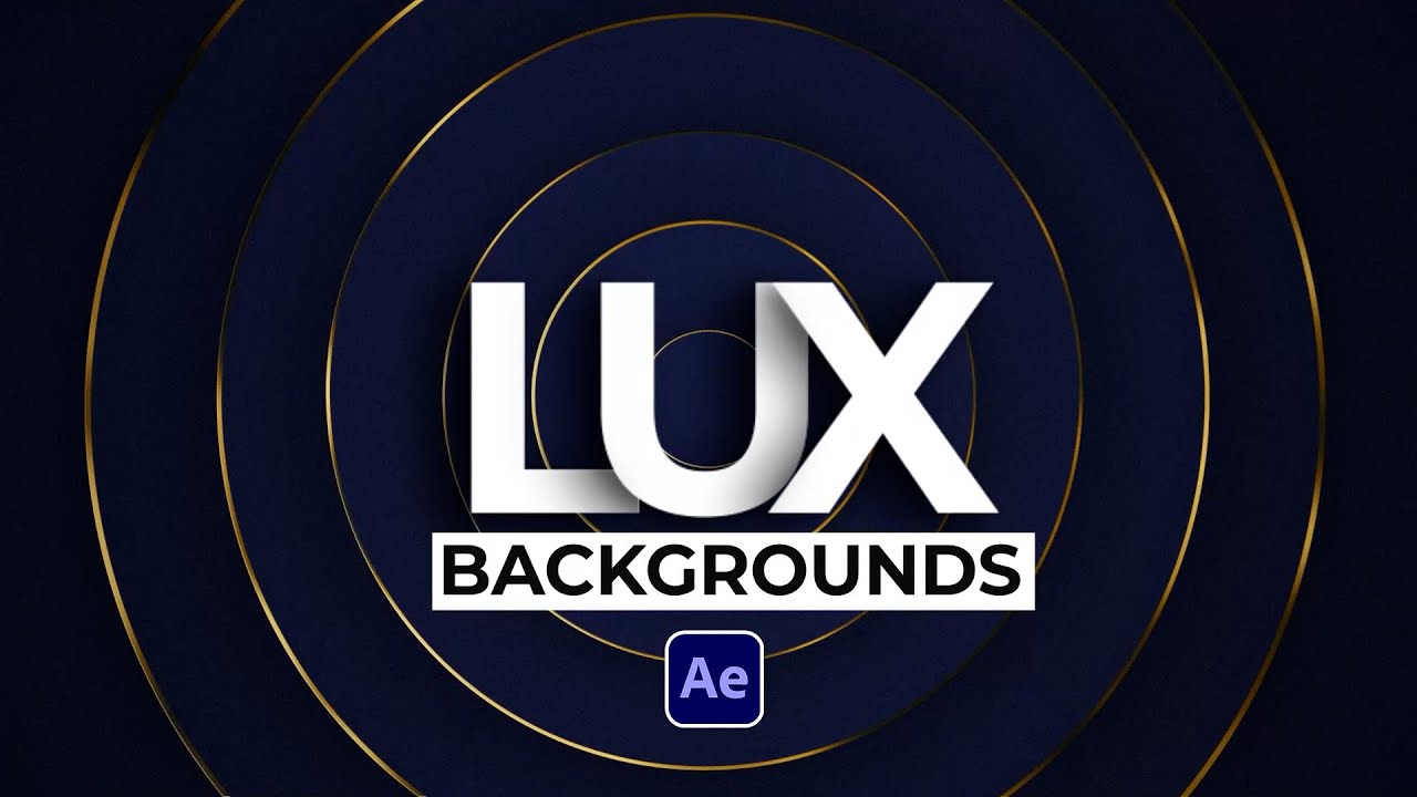 Create Luxury Animated Backgrounds in After Effects | Tutorial