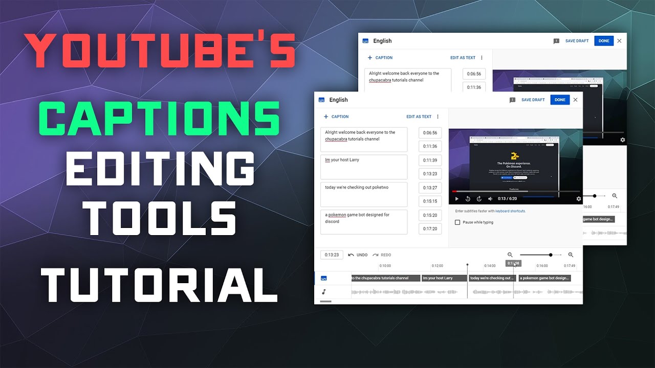 How to create #Subtitles for FREE w/ YOUTUBE'S NEW Captioning Tools