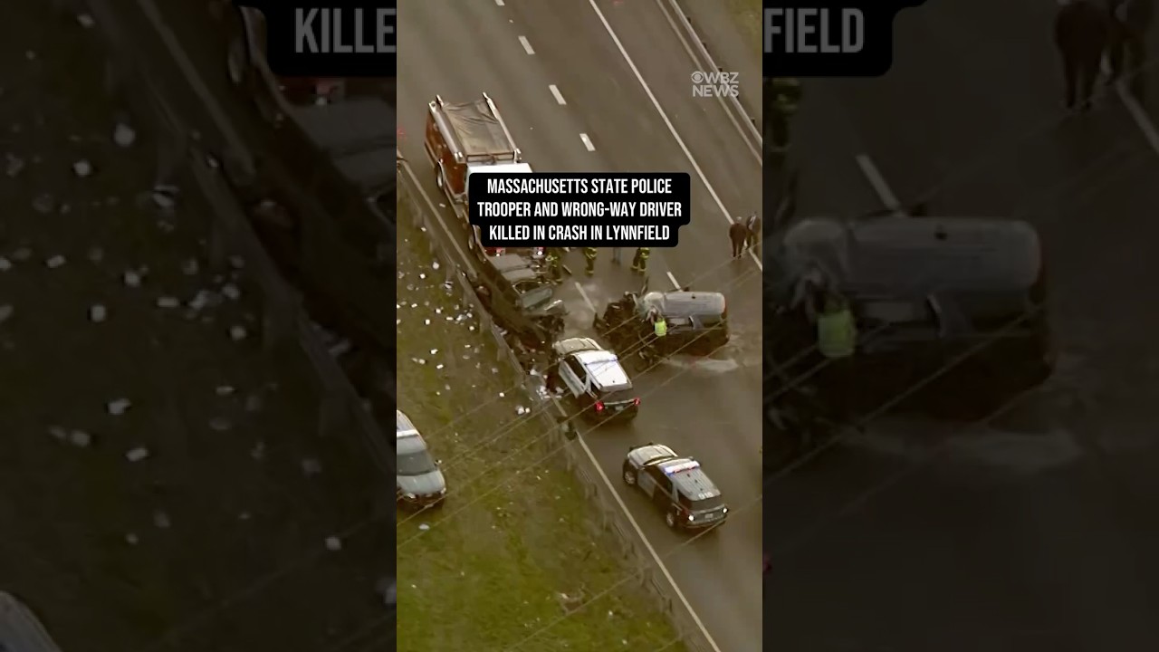Massachusetts State Police trooper and wrong-way driver killed in crash on Route 1 in Lynnfield