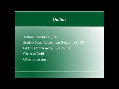 Intro to Army Education Programs