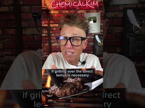 Grilling Meat & Cancer 😱 Lower Your Risk #BBQTips #Science #4thofJuly #Shorts