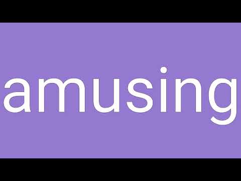 Amusing Definition & Meaning