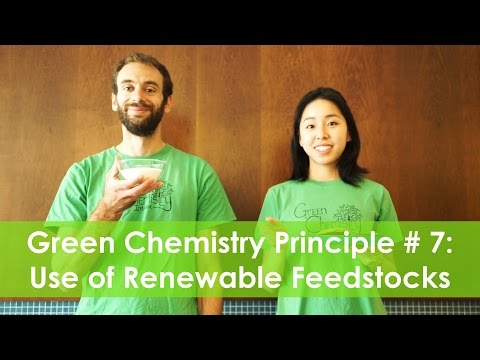 Use of Renewable Feedstocks - Green Chemistry Principle #7