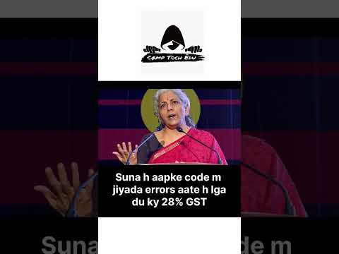 Gst in code | programmers life | #nirmalasitharaman #gst #programmerslife #memes #coderslife #funny